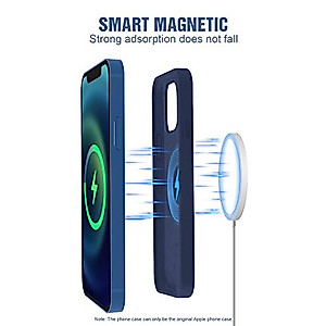 Magnetic Wireless Charger Replacement for iPhone 13/13 Pro/13 Pro Max/13 mini/12 Pro/12 Pro max/ 12 Mini and AirPods pro 【with USB-C 20W PD Adapter】 WAITIEE Fast Charging Pad for Phone Charger Stand