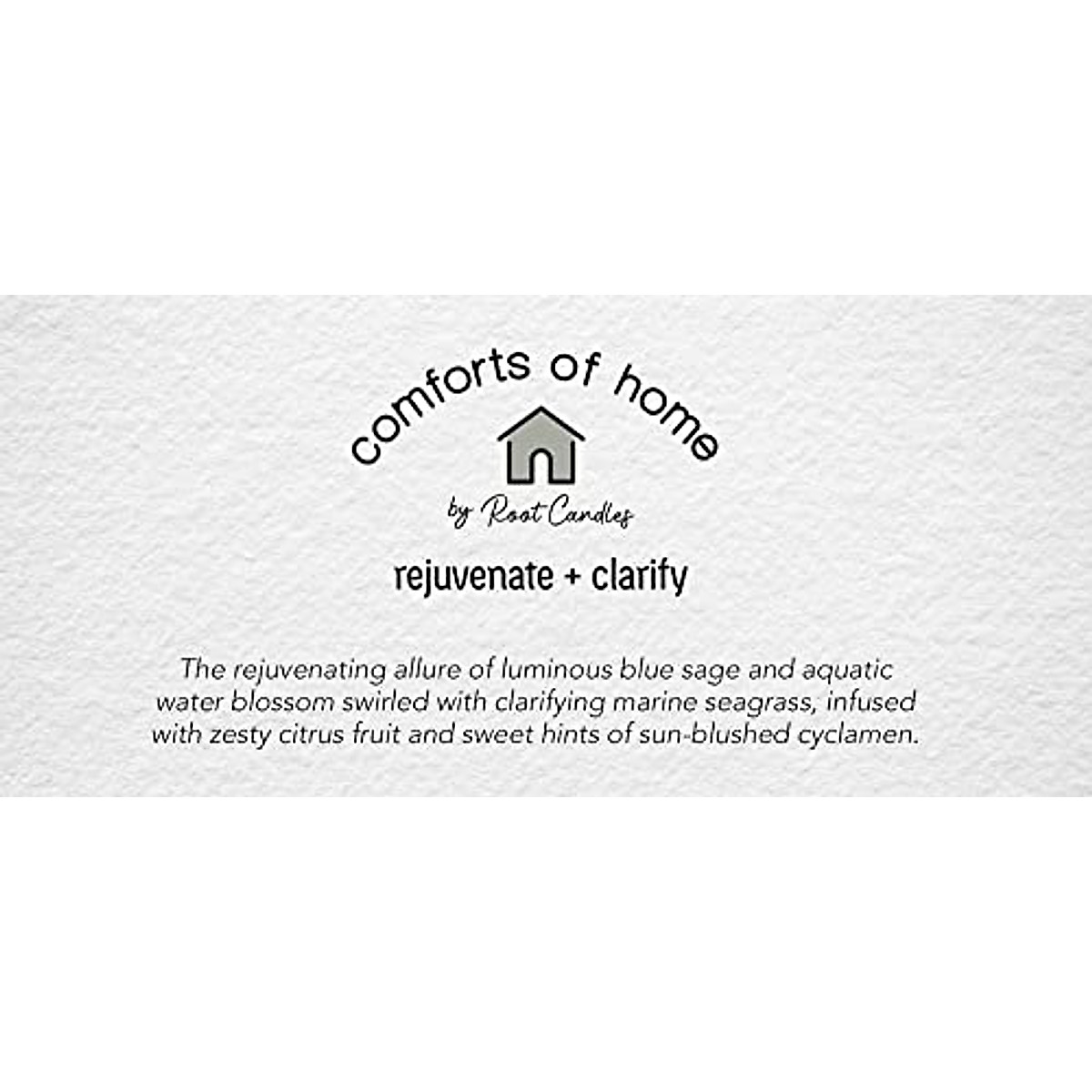 Root Candles Scented Candles Comforts of Home Premium Handcrafted Wood Wick Candle, 12-Ounce, Rest + Recharge