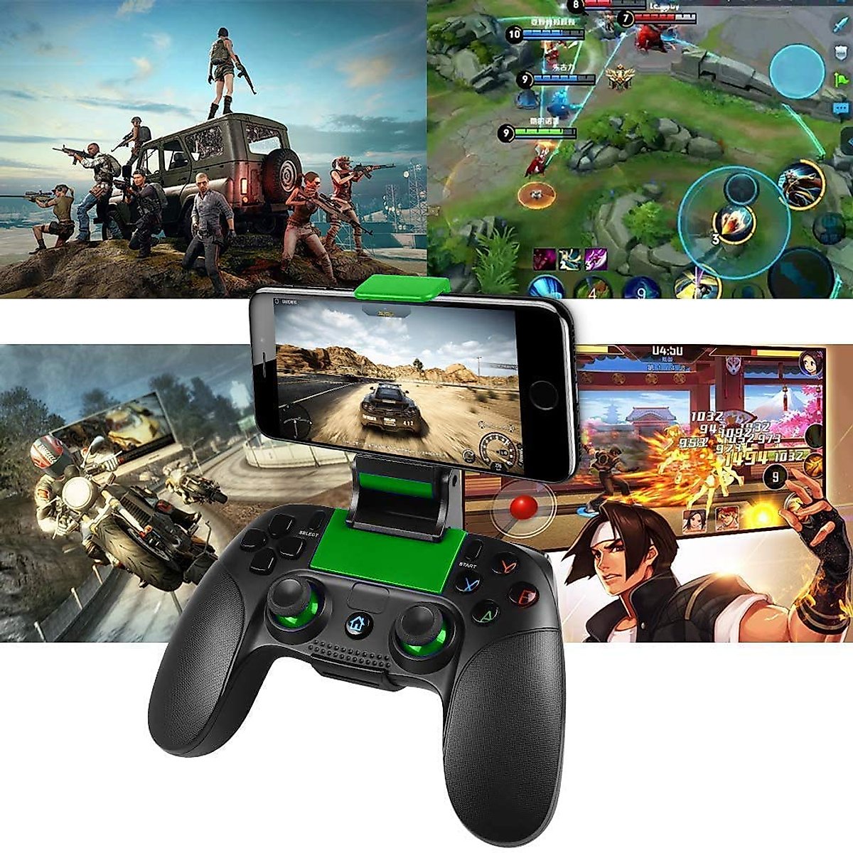 Mobile Game Controller,BestOff Wireless Controller Gamepad Compatible with iOS Android iPhone iPad Samsung Galaxy (does not support above ios 13.4)