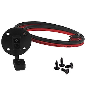 Yeebline 60cm 10AWG SAE Socket Solar Sidewall Port Connector DIY Cord, SAE Quick Disconnect Wire Harness Panel Flush Mount Plug Power Cable with Waterproof Cap (SAE-Wire)