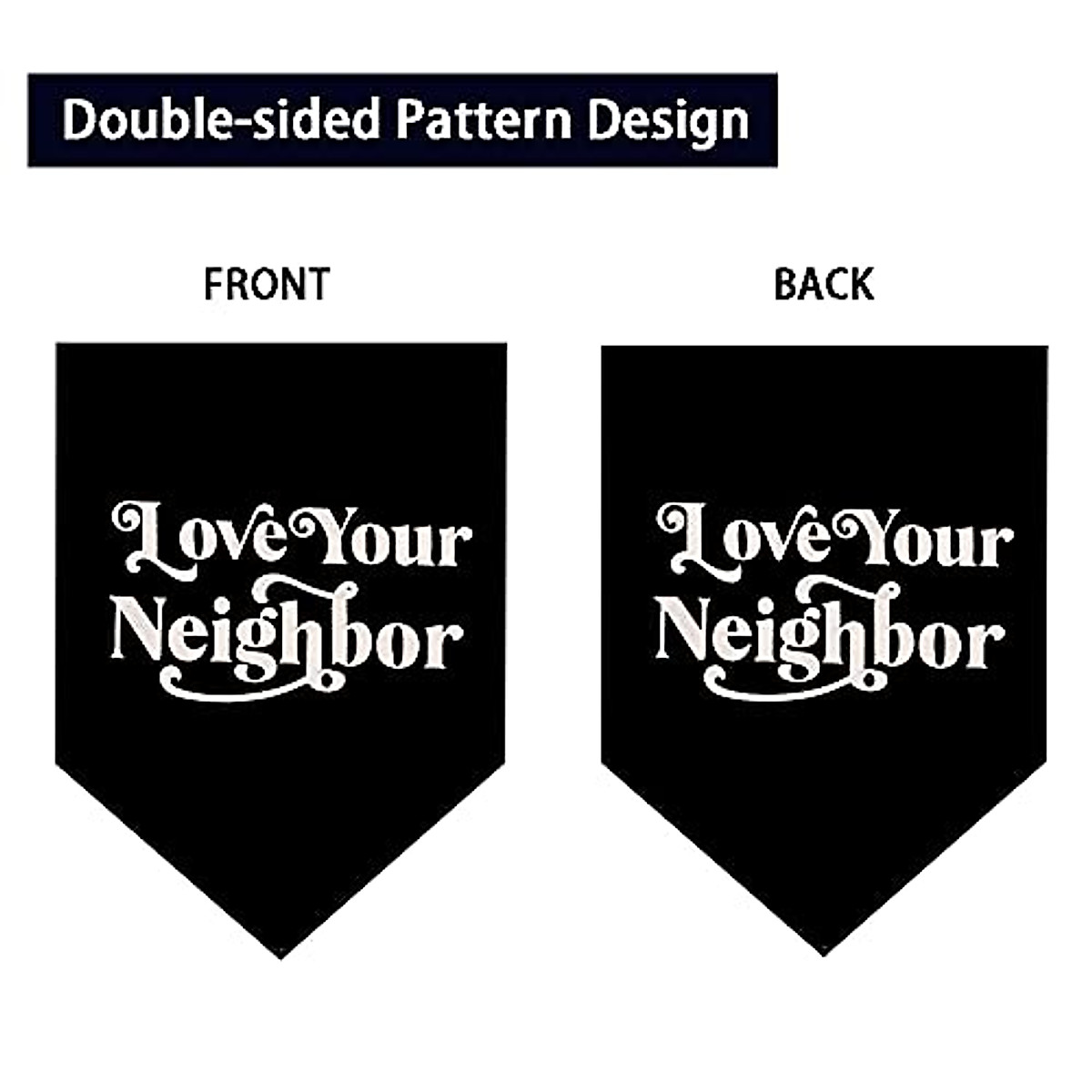 Love Your Neighbor Garden Flag Vertical Double Sided Farmhouse Yard Outdoor Decoration 12.5×18 Inch