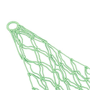Toy Storage Hammock Tassel Sturdy Cotton Rope Stuffed Animal Storage Net Fruit Green