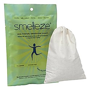 SMELLEZE Reusable Formaldehyde Odor Remover Deodorizer Pouch: Rids Formaldehyde Smell Without Scents in 300 Sq. Ft.