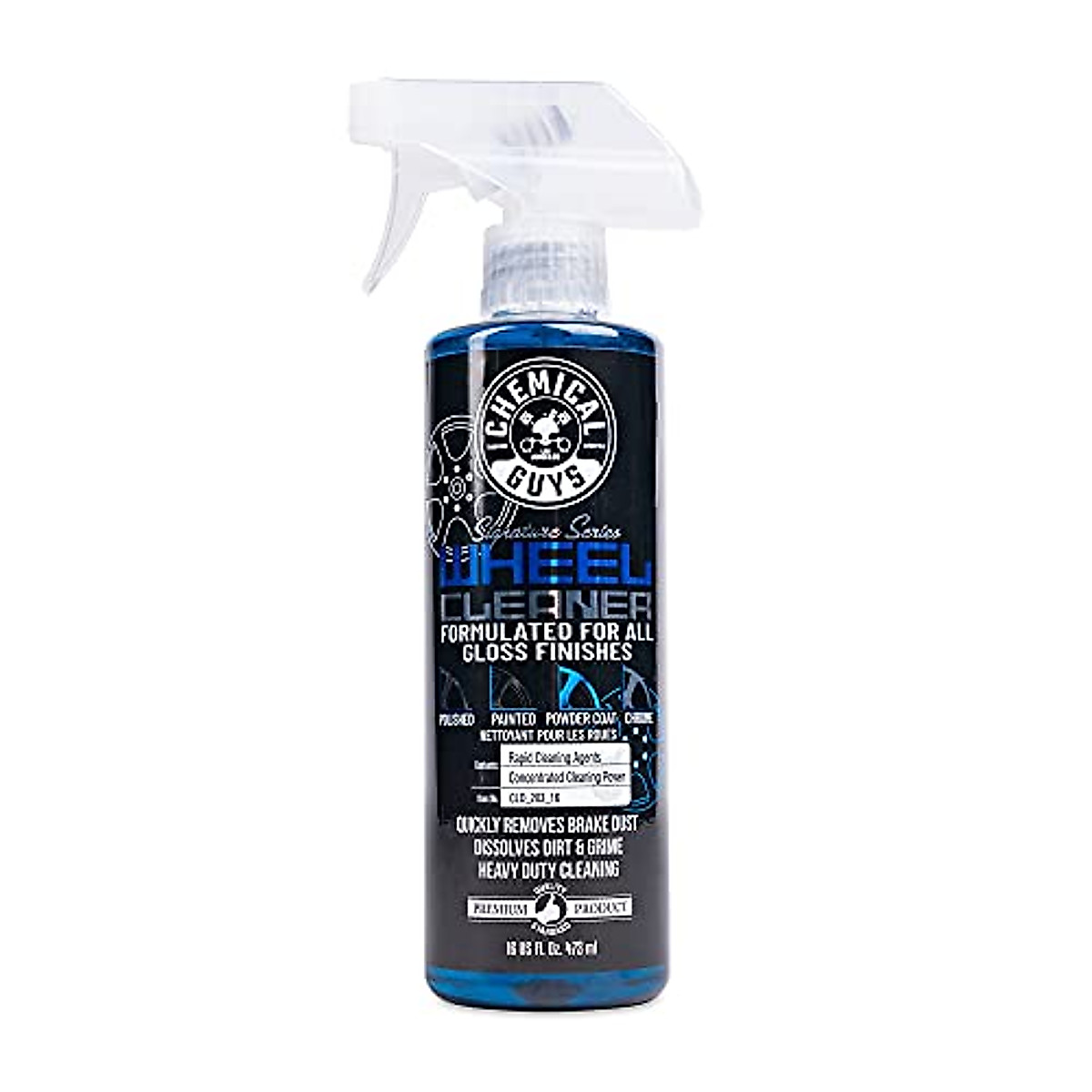 Chemical Guys CLD_203_16 Signature Series Wheel Cleaner, Formated For All Gloss Finishes, Safe for Cars, Trucks, SUVs, Motorcycles, RVs & More 16 fl oz