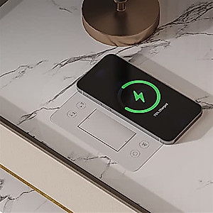 HIGOH Bedside Table Bedside Table Furniture Bedside Table Living Room Sofa Modern Storage Cabinet