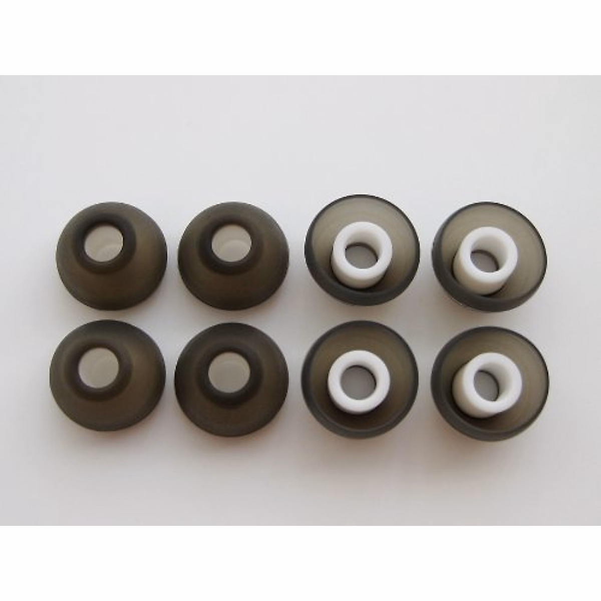 8 Large (L) Ergonomical Comfort Replacement Set Earbuds Eartips Compatible with Sennheiser IE Series, CX Series, CXC Series, CXL Series, OCX Series, and MM Series In Ear Earphone Headsets