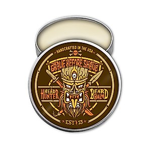 Grave Before Shave™ Head Hunter Beard Balm (Tropical summer aroma) (2 oz.)