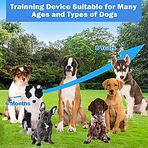 Anti Barking Device with Training/Deterrent Modes,Anti Barking Device Ultrasonic Dog Barking Deterrent with LED Flashlight,Portable Indoor & Outdoor,Dog Training & Behavior Aids