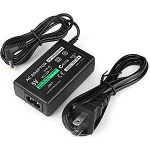 PSP Charger,TFSeven 5V 2A AC Wall Charger Compatiable for PSP Battery PSP-110 Sony Playstation 1000 1001 PSP Slim & Lite PSP-S110 2000 2001 3000 3001 Replacement AC Adapter
