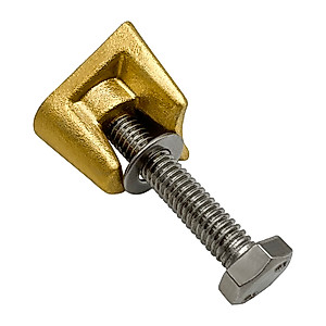 Poolzilla 2 Pack Bronze Wedge Assembly for 4" Rail Anchors - (1) Wedge, (1) Bolt & (1) Washer, for Pool Ladders