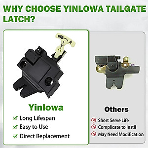 Trunk Lock Latch for Toyota Camry 2007 2008 2009 2010 2011 Replacement Camry Rear Trunk Lid Release Latch Door Lock Actuator Motor Assembly Replace 64600-06010, 931-860