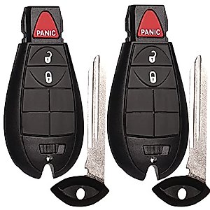 Key Fob FOBIK Keyless Remote Replacement Fits for Dodge Ram 1500 2500 3500 2009 2010 2011 2012 Charger Challenger Durango Journey Grand Caravan Jeep Grand Cherokee Commander Chrysler 300 Town Country