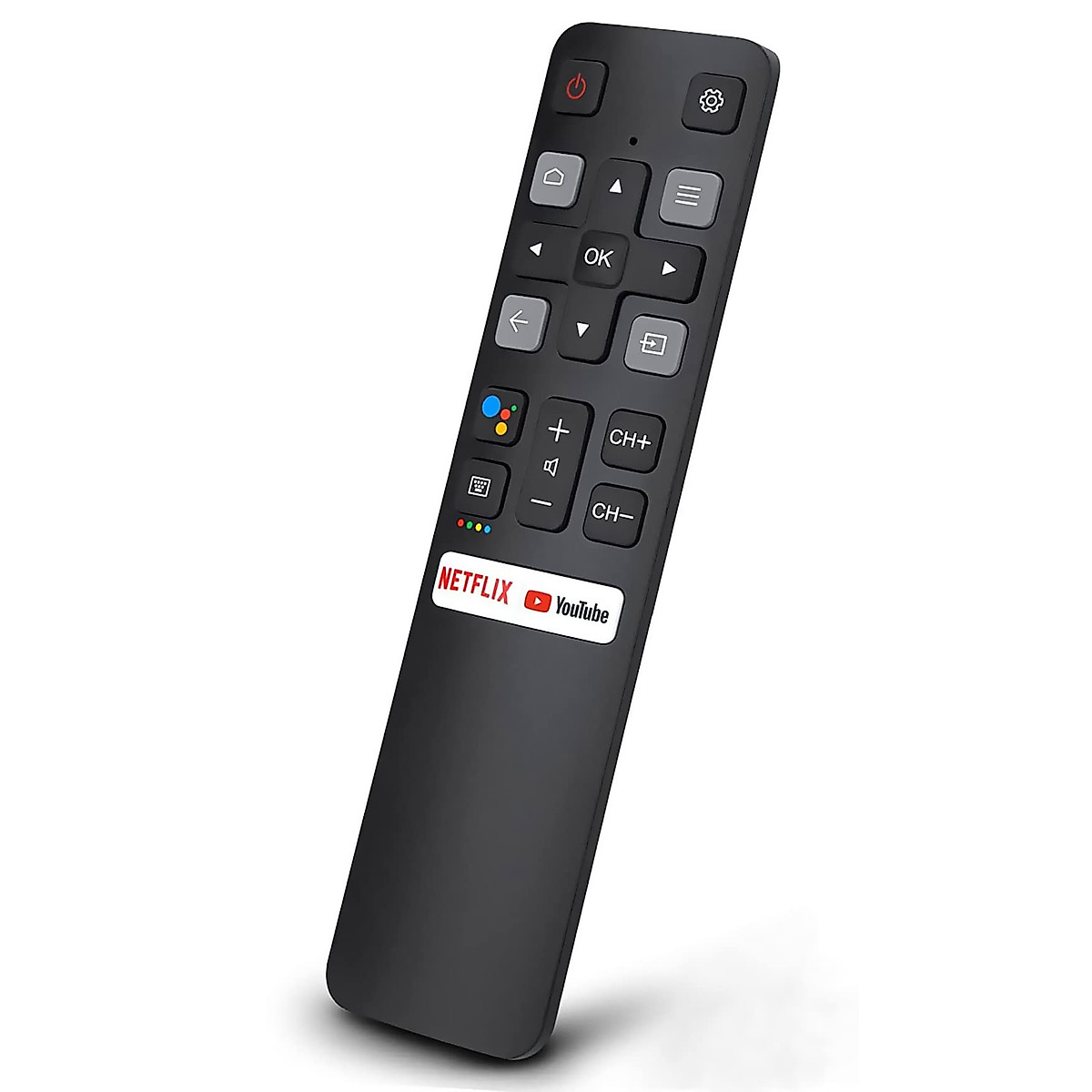 Voice Remote Control for TCL Android TV, New Upgraded Replacement RC802V for TCL TVs, 40S330 32S330 40S334 32S334 70S430 32A325 32A323 65Q637 55S430 43S430 55Q637 43S434 75S434 32P30S