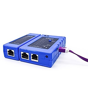 UbiGear® Network/Phone Cable Tester + RJ11/RJ12/RJ45 Network Cable Crimper + RJ45 CAT5e Connectors Plugs/Boots Stripper Network Tool Kits (Premium 568 Tool Kits)