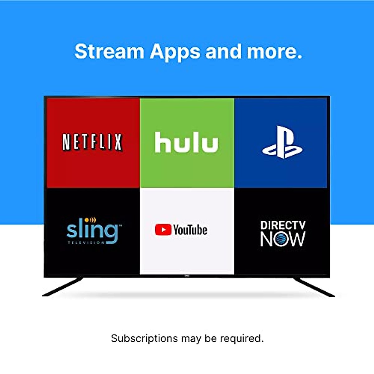 65" 2160p UHD Smart TV - Flat Screen Monitor HD DLED Digital/Analog Television w/Built-in WebOS 5.0 Operating System, HDMI, USB, AV, Full Range Stereo Speaker, Wall Mount, Includes Remote Control