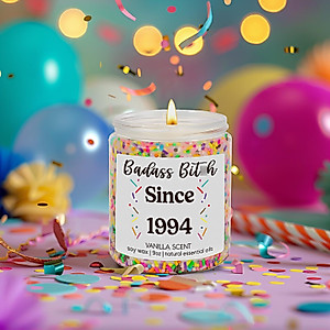 LEADO 30th Birthday Candles - 30th Birthday Gifts for Her, 30 Year Old Birthday Gifts for Women - Happy 30th Birthday, 1994, Funny Turning 30 Gifts for 30th Birthday Woman, Best Friend, Sister