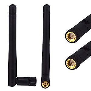 Kaunosta WiFi Antenna 5GHz 3dBi Omnidirectional Camera Wireless Antenna for Computer Wireless Network Card USB Adapter Security IP Camera Pack of 2