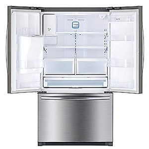 Winia 26cu.ft. French Door Refrigerator with Ice & Water Dispenser, Stainless Steel