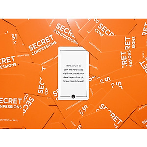 Secret Confessions: Adult Party Game - The Game of Anonymous Answers to Embarrassing Questions, Ideal for Game Night, Adult Games, Card Games for Adults