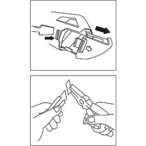 Hyde 42051 25mm Snap-Off Knife with Screw Lock