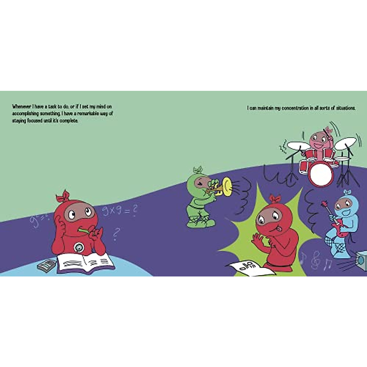 Focused Ninja: A Children’s Book About Increasing Focus and Concentration at Home and School (Ninja Life Hacks)