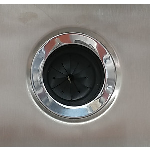 Garbage Disposal Splash Guard/Sink Baffle and Bonus Sink Stopper, Fits Whirlaway, Waste King, Sinkmaster and GE Models - Guard Measures 3 1/8 inch