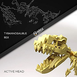 Nifeliz Dinosaur Fossils Building Kit (Tyrannosaurus Rex, 523pcs), Creative Skills