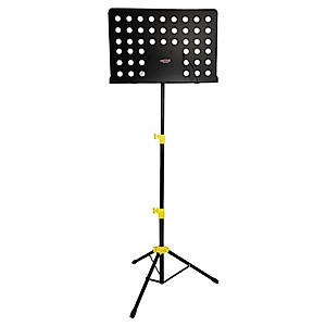 5 Core Sheet Music Stand -Dual Use Professional Portable Music Stand, Metal Desktop Tripod Music Book Stand & Orchestral Sheet Stand, Folding Adjustable Sturdy Heavy Duty for Performance & Band