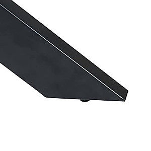 CHARMMA Dining Table Round,Solid Mango Wood Kitchen & Dining Room Round Tables for Farmhouse Kitchen Room Decor, Powder Coated Iron Leg,59.1" Dia