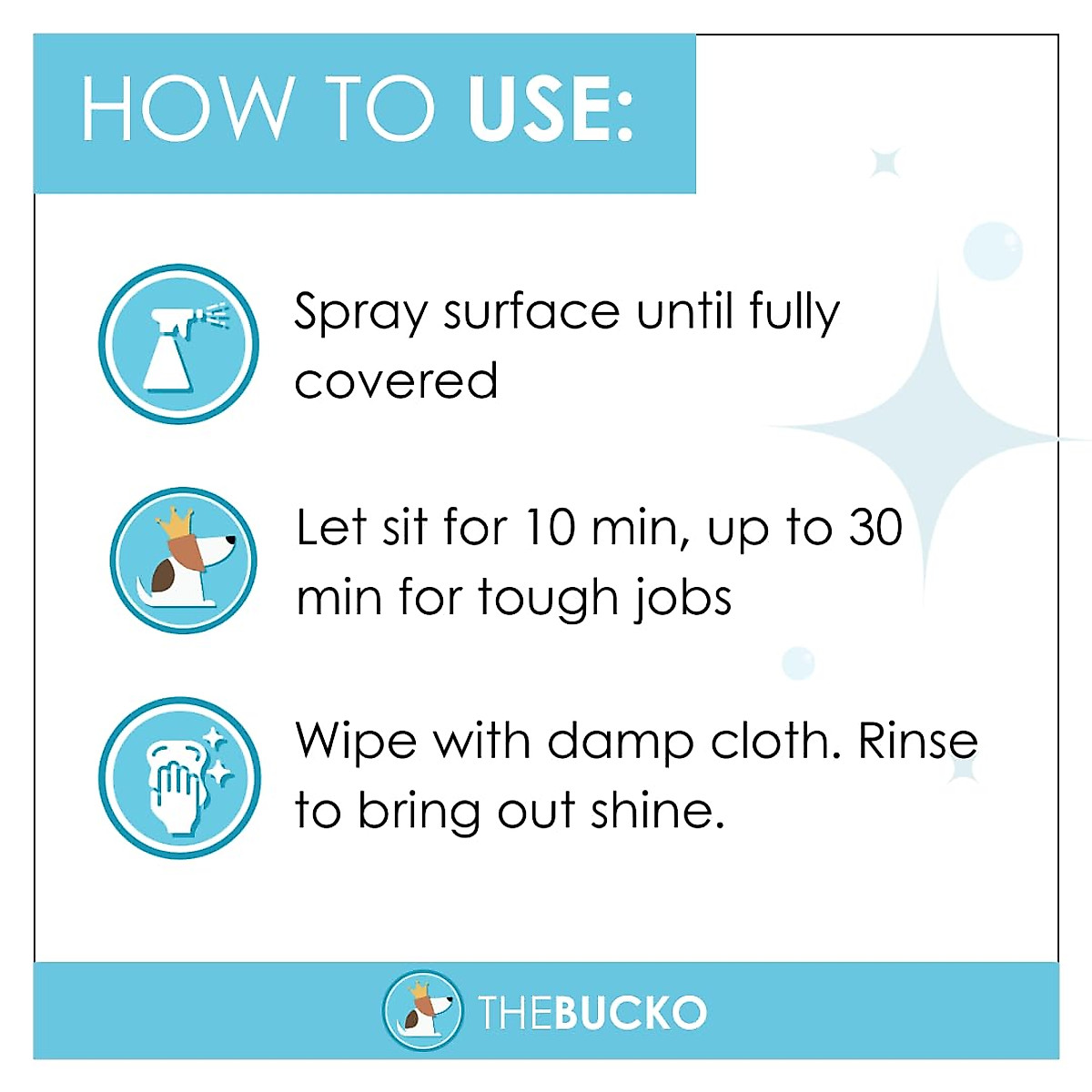 The Bucko Soap Scum and Grime Cleaner (32oz + Sprayer)