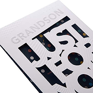 Hallmark Birthday Card for Grandson - 3D Laser-cut Design