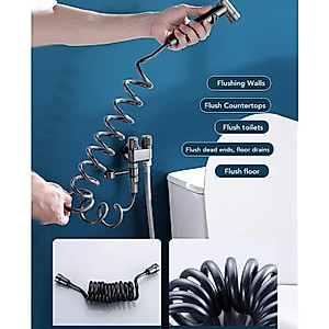 MAVIS LAVEN Thickened Toilet Bidet Sprayer, Brass Toilet Sprayer, Fully Automatic Bidet Sprayer for Bathroom