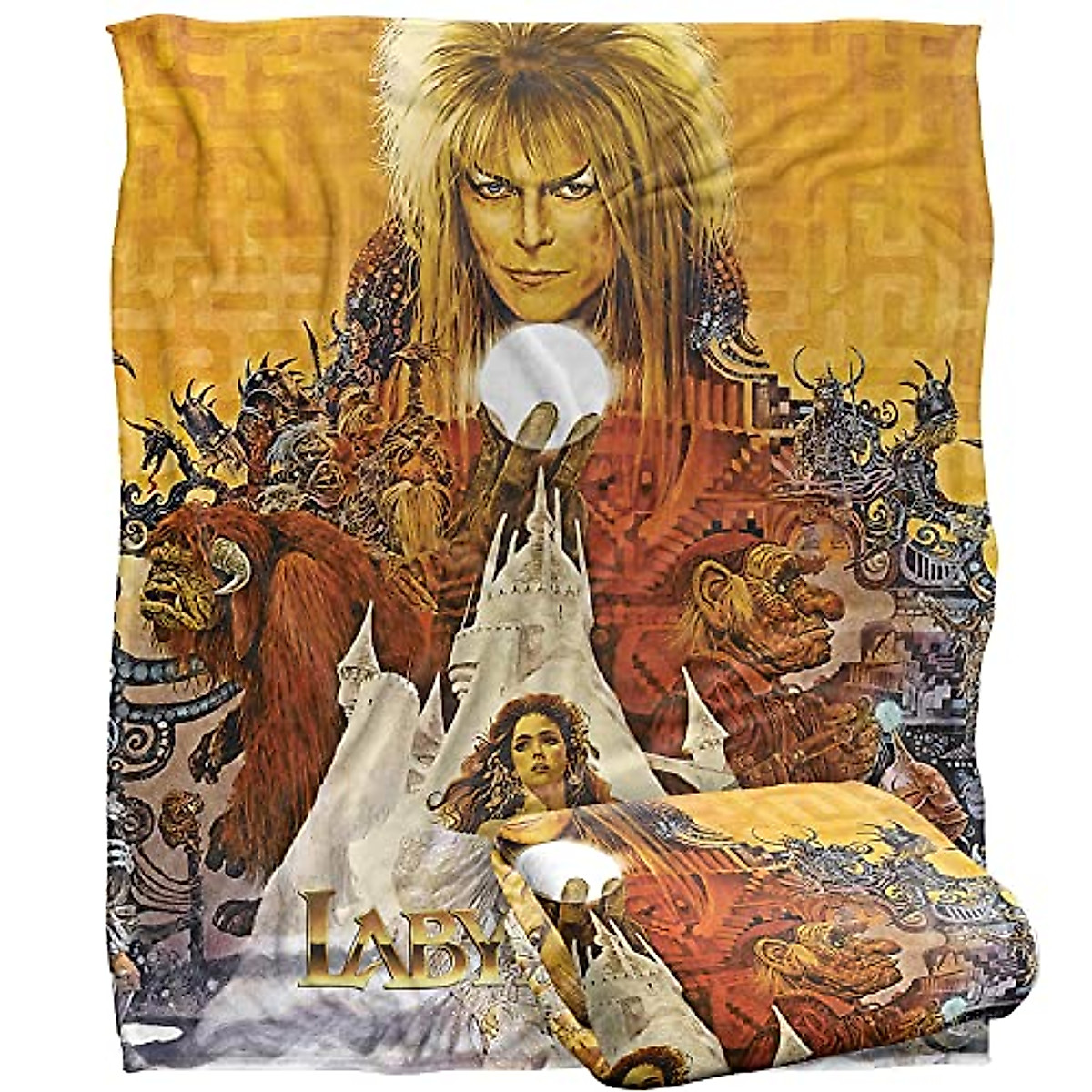 Labyrinth Crystal Ball Officially Licensed Silky Touch Super Soft Throw Blanket 50" x 60"