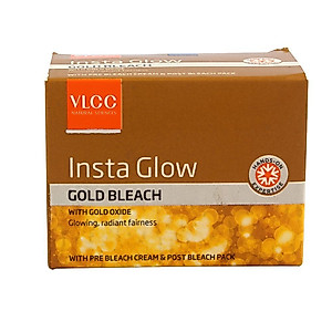 VLCC Natural Sciences Insta Glow Gold Bleach (Pack Of 2) 30 g