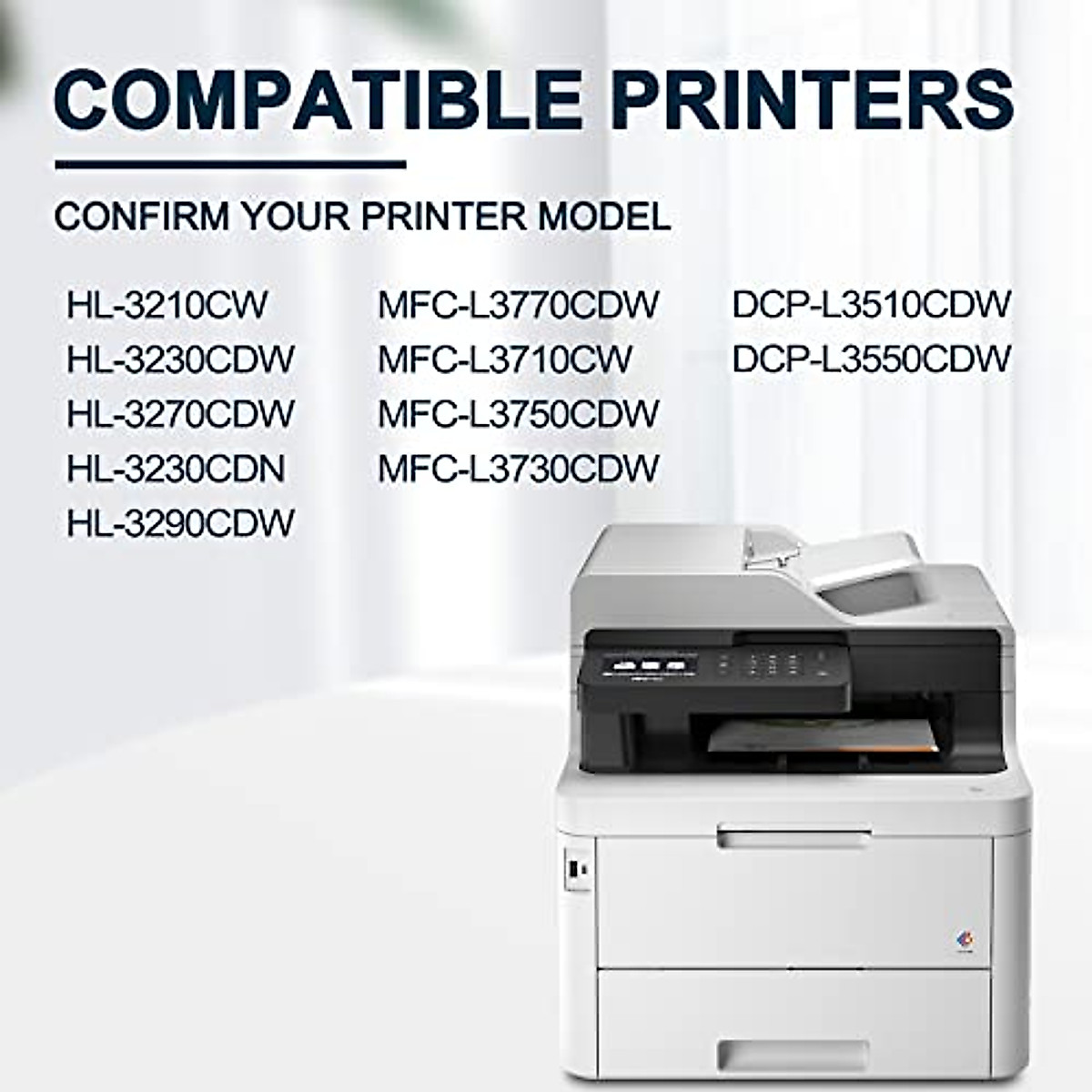 Van Enterprises Viviansky TN223Y TN-223Y Compatible TN-223 Toner Cartridge for Brother DCP-L3510CDW, MFC-L3770CDW-10CW-50CDW, HL-3210CW-30CDW-90CDW Printer Ink Cartridge(1 Pack, Yellow), VK-TN223Y-1Y