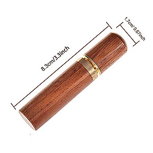 LERTREE 2Pcs/Set Wooden Toothpick Case Portable Tooth-pick Holder Storage Sewing Needles Box