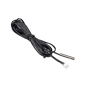 diymore 10K Temperature Sensor Probe 10K 2Meter Temperature Probe,3PCS Stainless Steel 3950 NTC Waterproof Temp Sensor Probe, Digital Temperature Transmitter Extension Cable