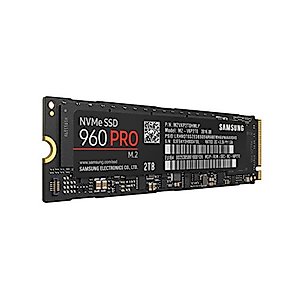 Samsung 960 PRO Series - 2TB PCIe NVMe - M.2 Internal SSD (MZ-V6P2T0BW)
