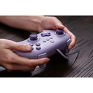 8Bitdo Ultimate C Wired Controller for Windows PC, Android, Steam Deck & Raspberry Pi (Lilac Purple)