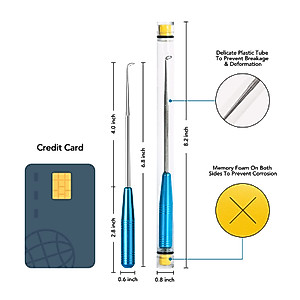 4PCS Fish Hook Remover Fishing Hook Remover, Fishing Hook Quick Removal Device Space Aluminum Magnetic Handle Fish Hook Removal Tool, Fish Hook Disconnect Device for Fishing, Hook Removal Tool Fishing