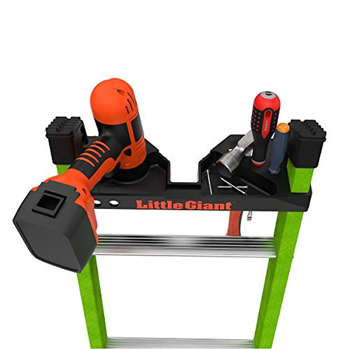 Little Giant Ladders, Quad Pod, Ladder Accessory, Plastic, (15104), Black