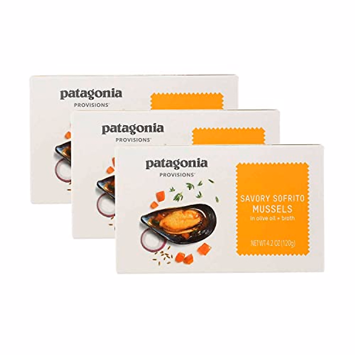 Patagonia Savory Sofrito Mussels (4.2oz unit) 3-Pack