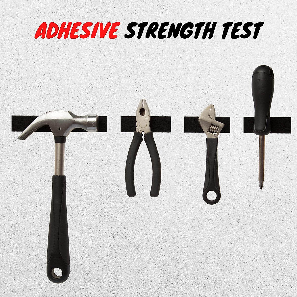 FixZilla 30 Sets Hook and Loop Strips with Adhesive - 1x4 Inch - Strong Back Adhesive Fasteners Tape, Black