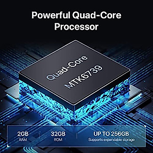 UMIDIGI C1 Cell Phone Unlocked,Android 12 GO 5150mAh Battery with 6.52" Full Screen T-Mobile Smartphone 2GB RAM+32GB ROM 256GB Expandable 13MP Camera Mobile Phone