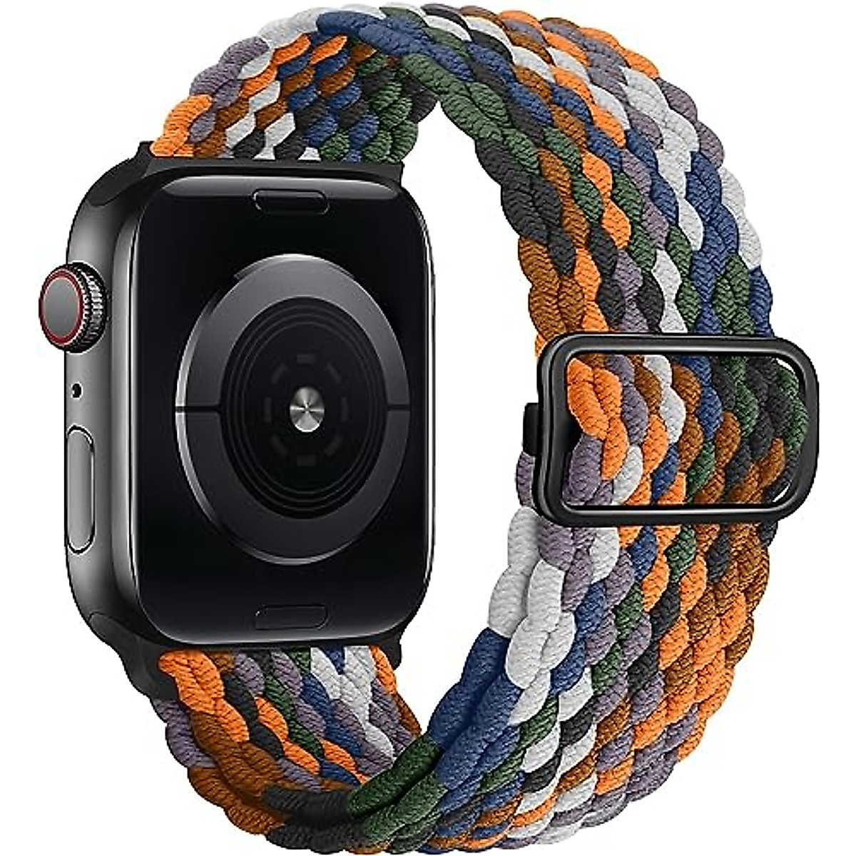 Shiyhoo Stretchy Band Compatible with Apple Watch 42mm 44mm 45mm, Elastic Solo Loop Strap for iWatch Series 8 7 6 5 4 3 2 1 SE, for Women Men