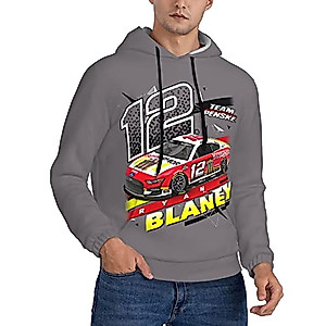ASFRSH Ryan Blaney 12 Men'S Pullover Hoodie Casual Hooded Sweatshirt Best Hoodies Sportswear Tracksuit With Pocket