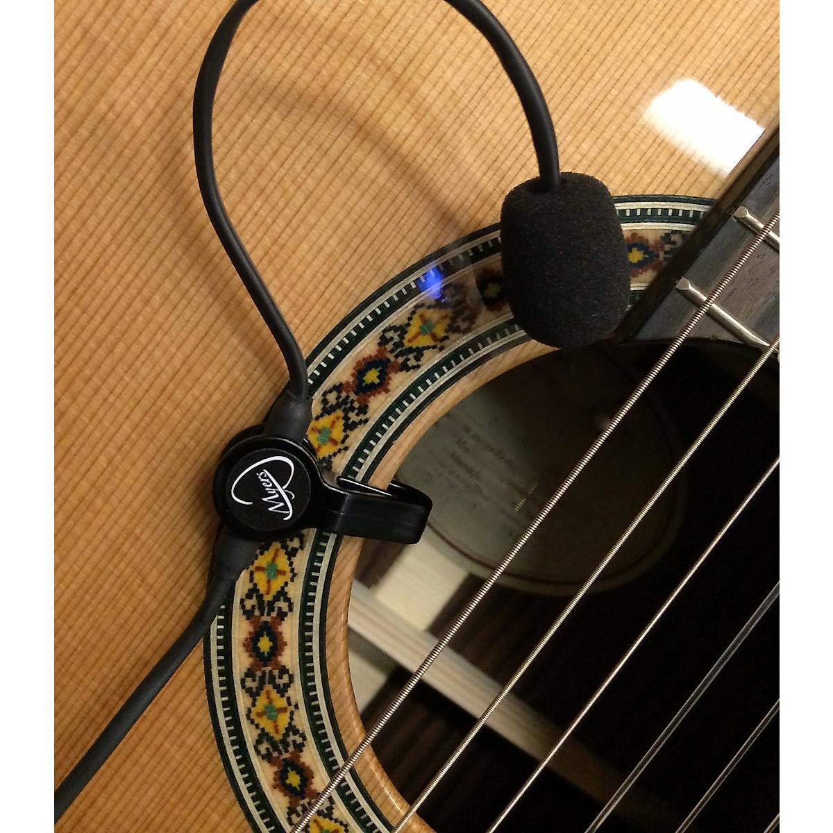 The Feather Mandolin Pickup with Flexible Micro-Gooseneck by Myers Pickups