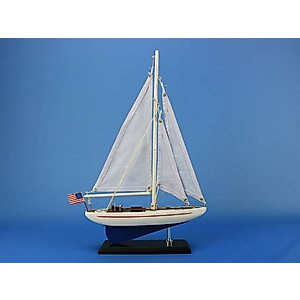 Hampton Nautical Enterprise Sailboat, 16"