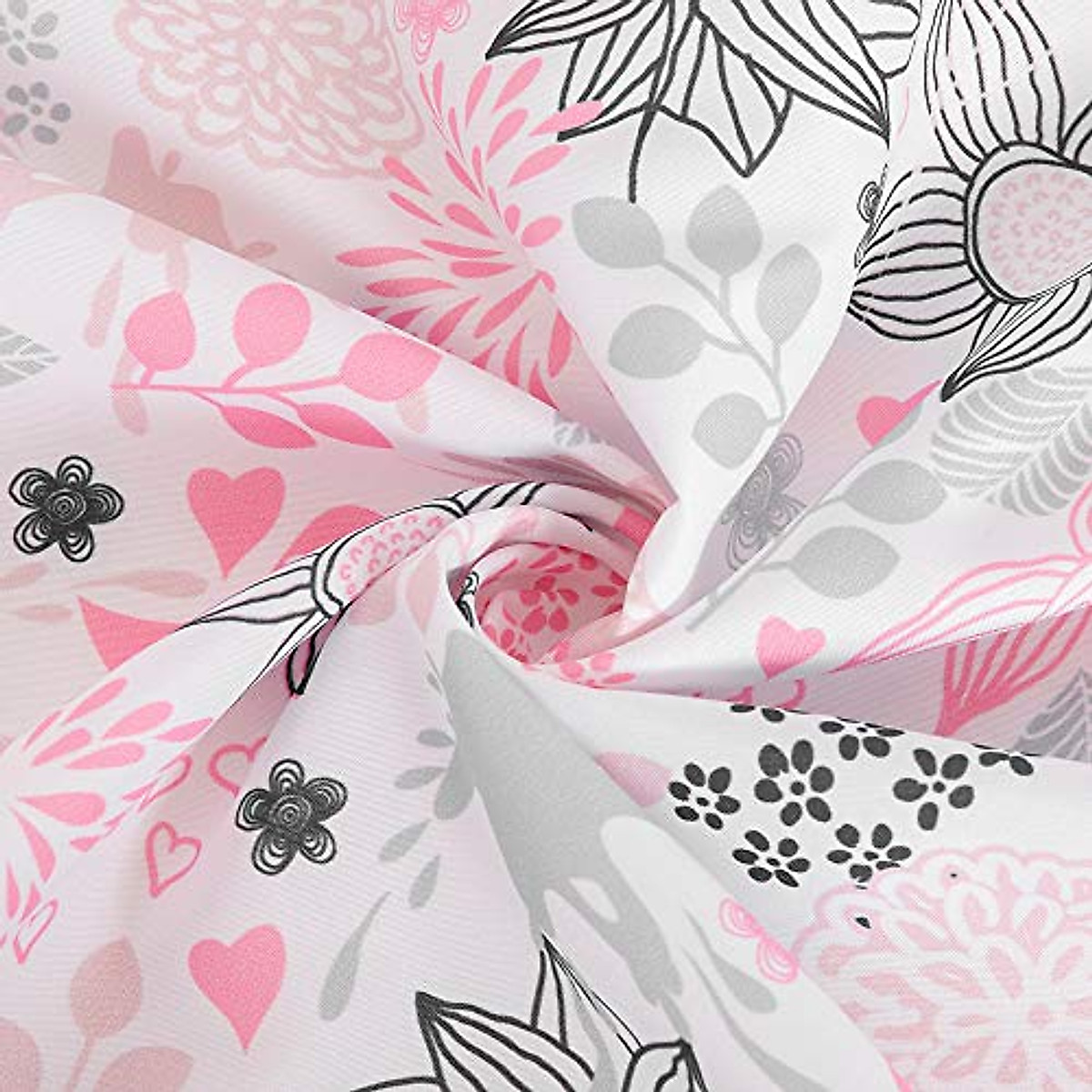 KIDDOS 3-Piece Baby Crib Bedding Set for Girls| Luxury Microfiber |Baby Crib Bedding Sets Include Comforter, Crib Sheet and Bed Skirt |Pink Dream