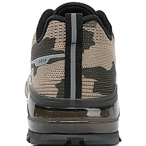 ikunka Men'S Fashion Sneakers Lightweight Breathable Walking Shoes Tennis Cross Training Shoe Non Slip Trail Running Shoes（Camo 11.5）